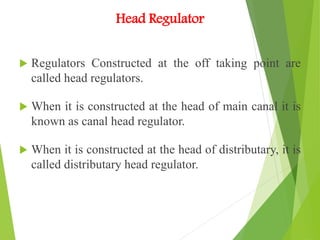 Canal outlets | PPTX