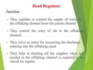 Canal outlets | PPTX