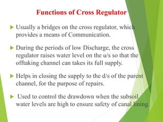 Canal outlets | PPTX