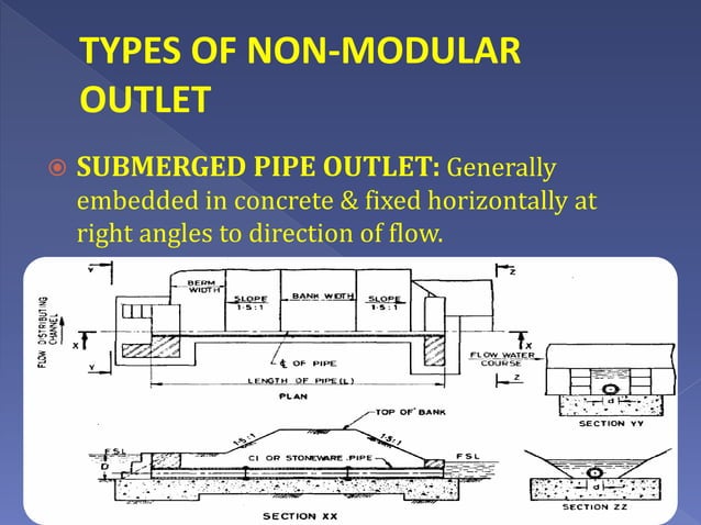 Canal outlets and modules | PPTX