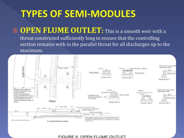Canal outlets and modules | PPTX