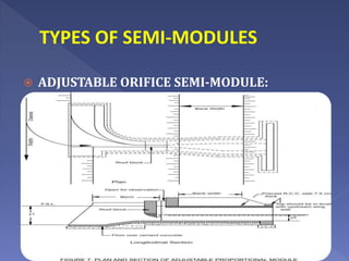 Canal outlets and modules | PPTX