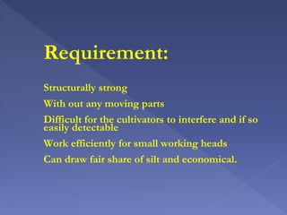 Canal outlets and modules | PPTX