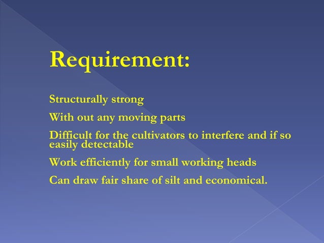 Canal outlets and modules | PPTX