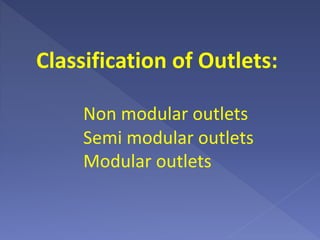 Canal outlets and modules | PPTX