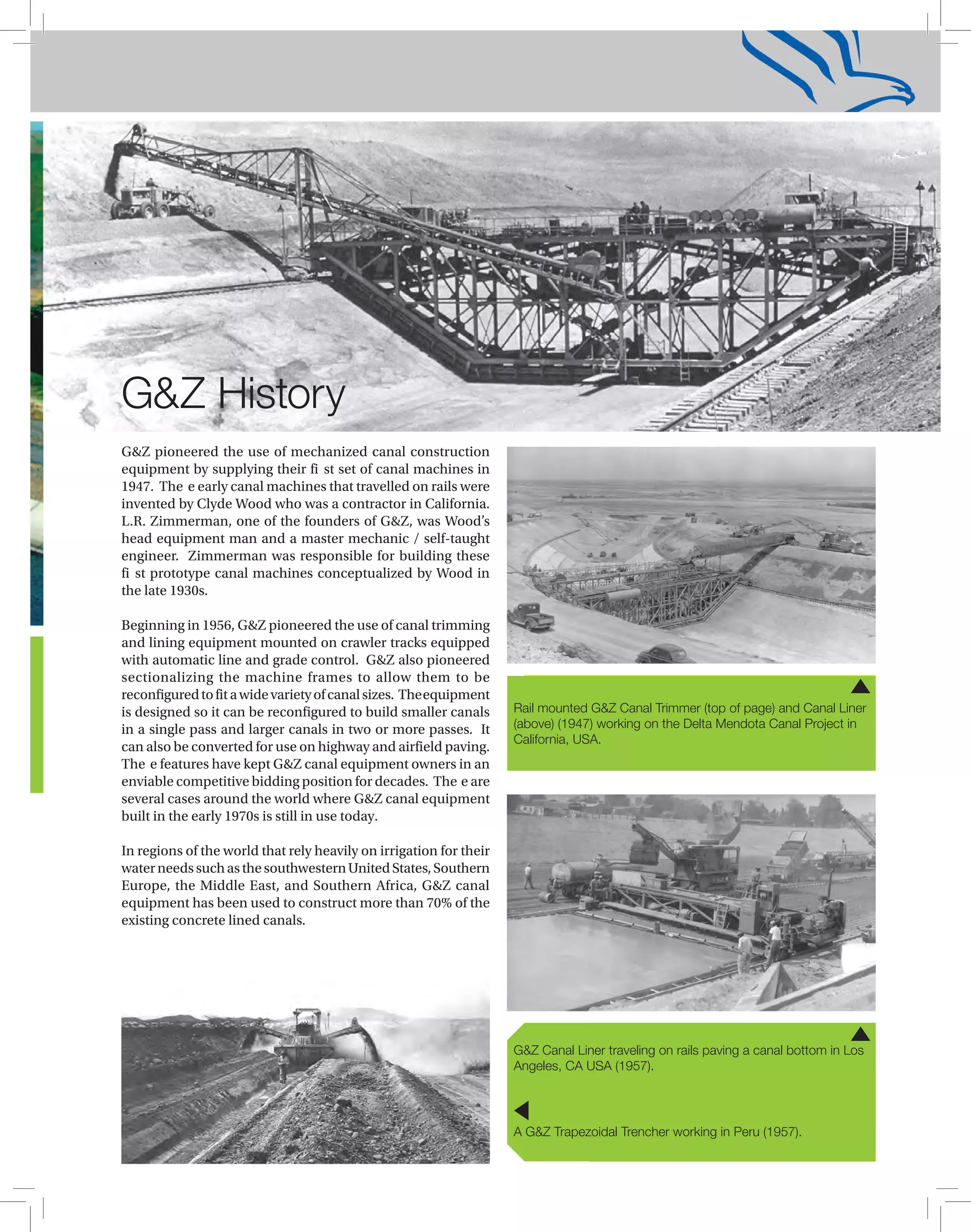 Equipos para construir canales de concreto: | PDF
