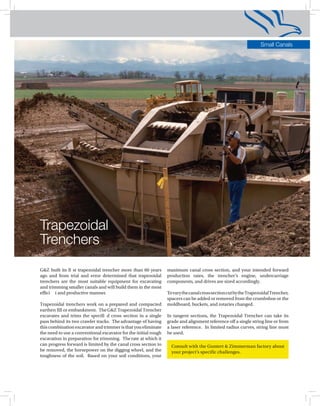 Equipos para construir canales de concreto: | PDF