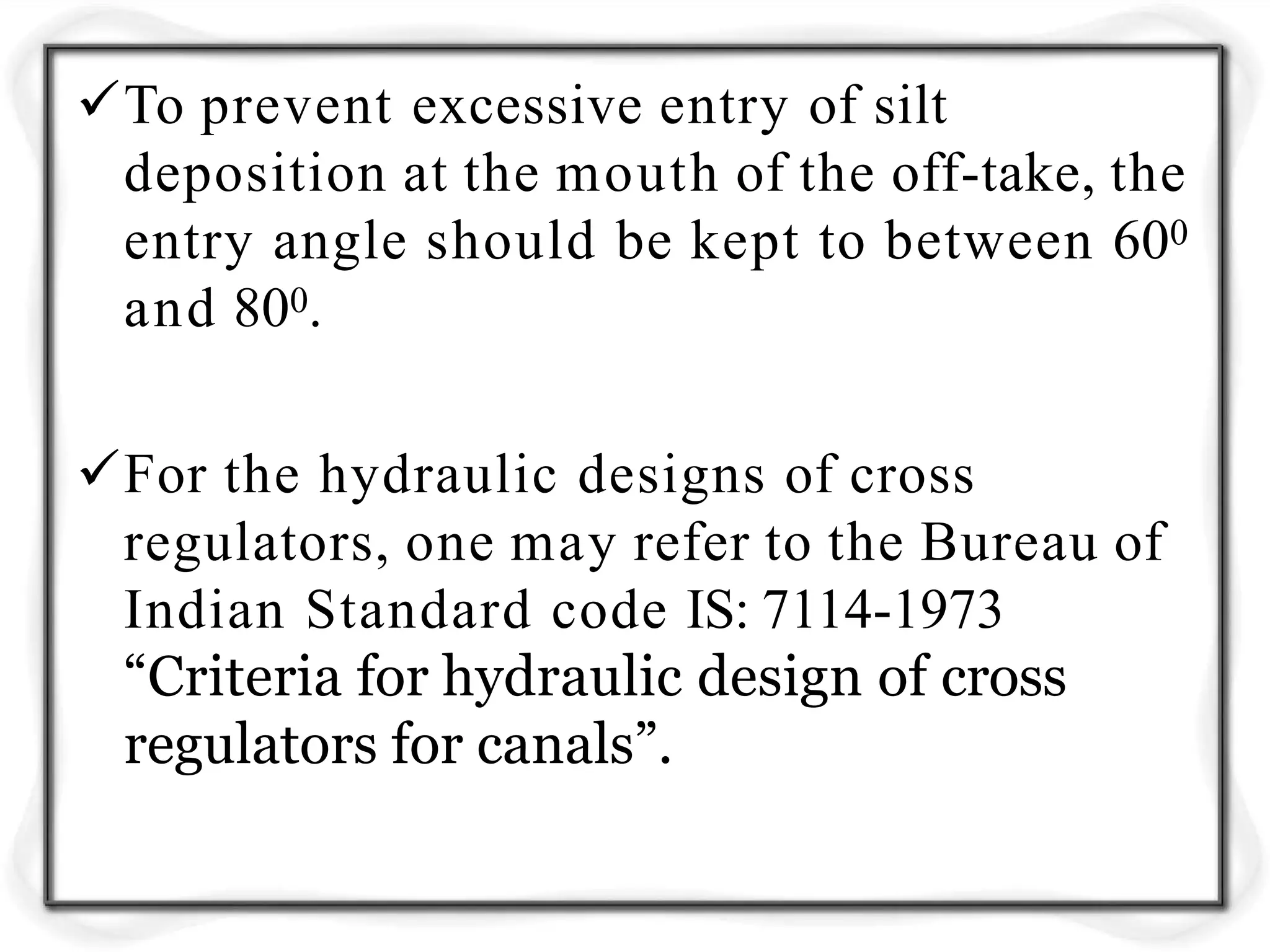 Canal Regulation Works | PPTX