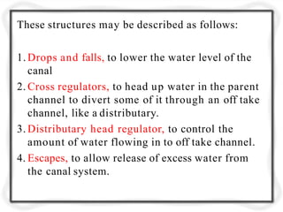 Canal Regulation Works | PPTX