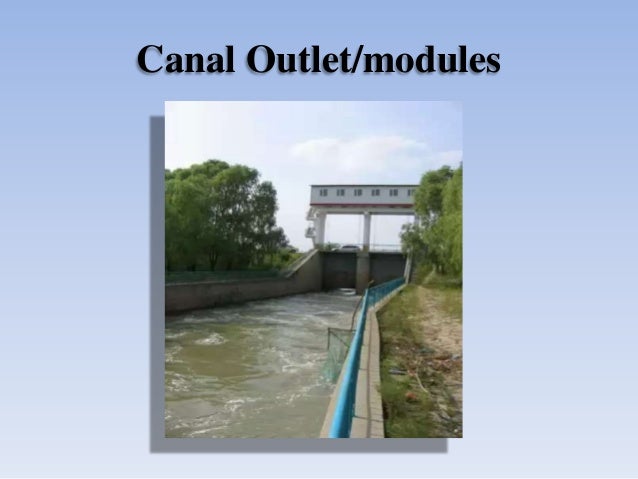 Canal Regulation & Cross Drainage Works