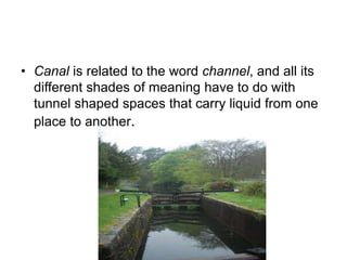 Canals | PPTX