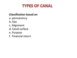 Canals | PPTX
