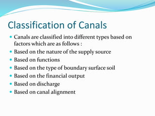 Canals | PPTX