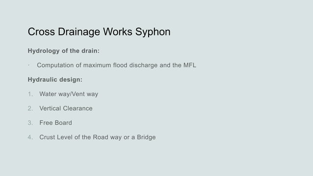 Canal Syphon.pptx | Geology | Science