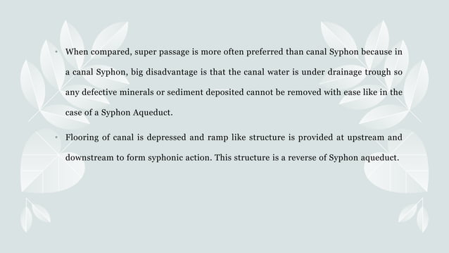 Canal Syphon.pptx | Geology | Science