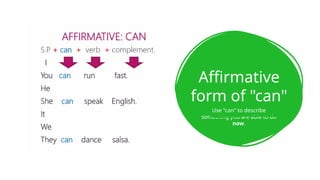 Can and could for past abilities explanationx | PPT