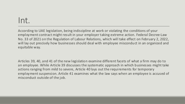 Can an employer take disciplinary actions against employees | PPT