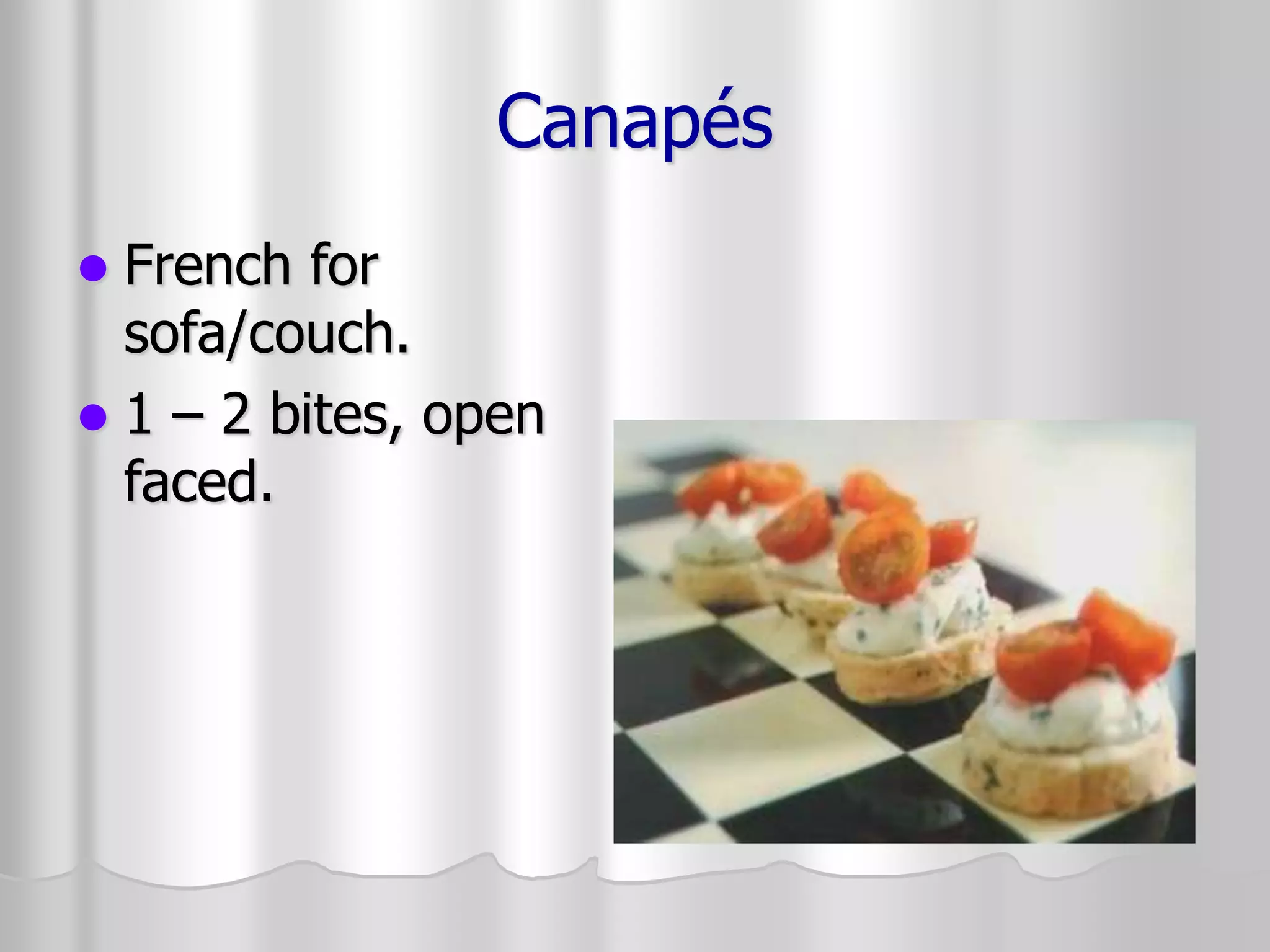 Canapes - Hors d'Oeuvres.ppt