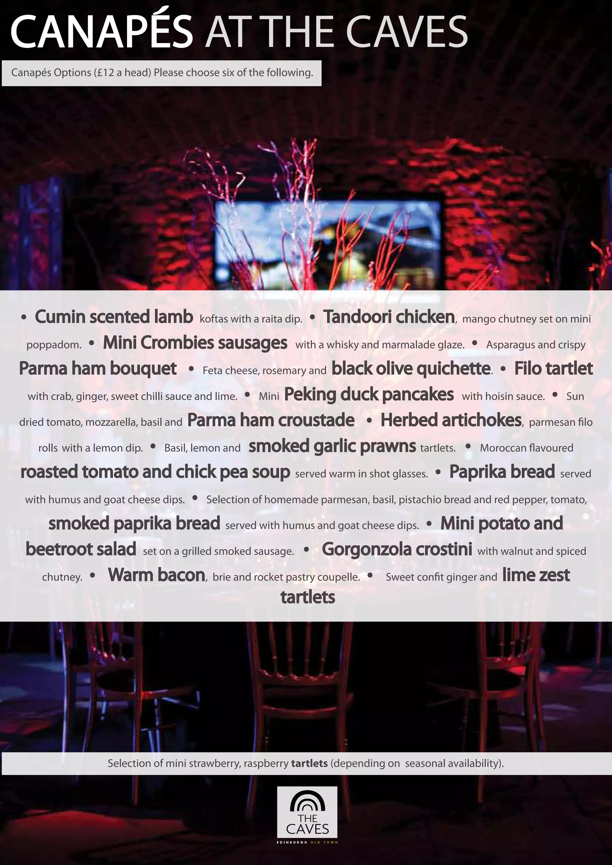 Canapes Events Brochure | PDF