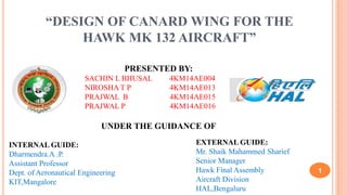 Canard wing for hawk mk 132 aircraft | PPT | Free Download