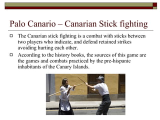 Canarian sports | PPT