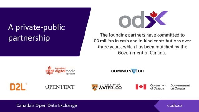 Lessons from Canada’s First Open Data Exchange | PPT