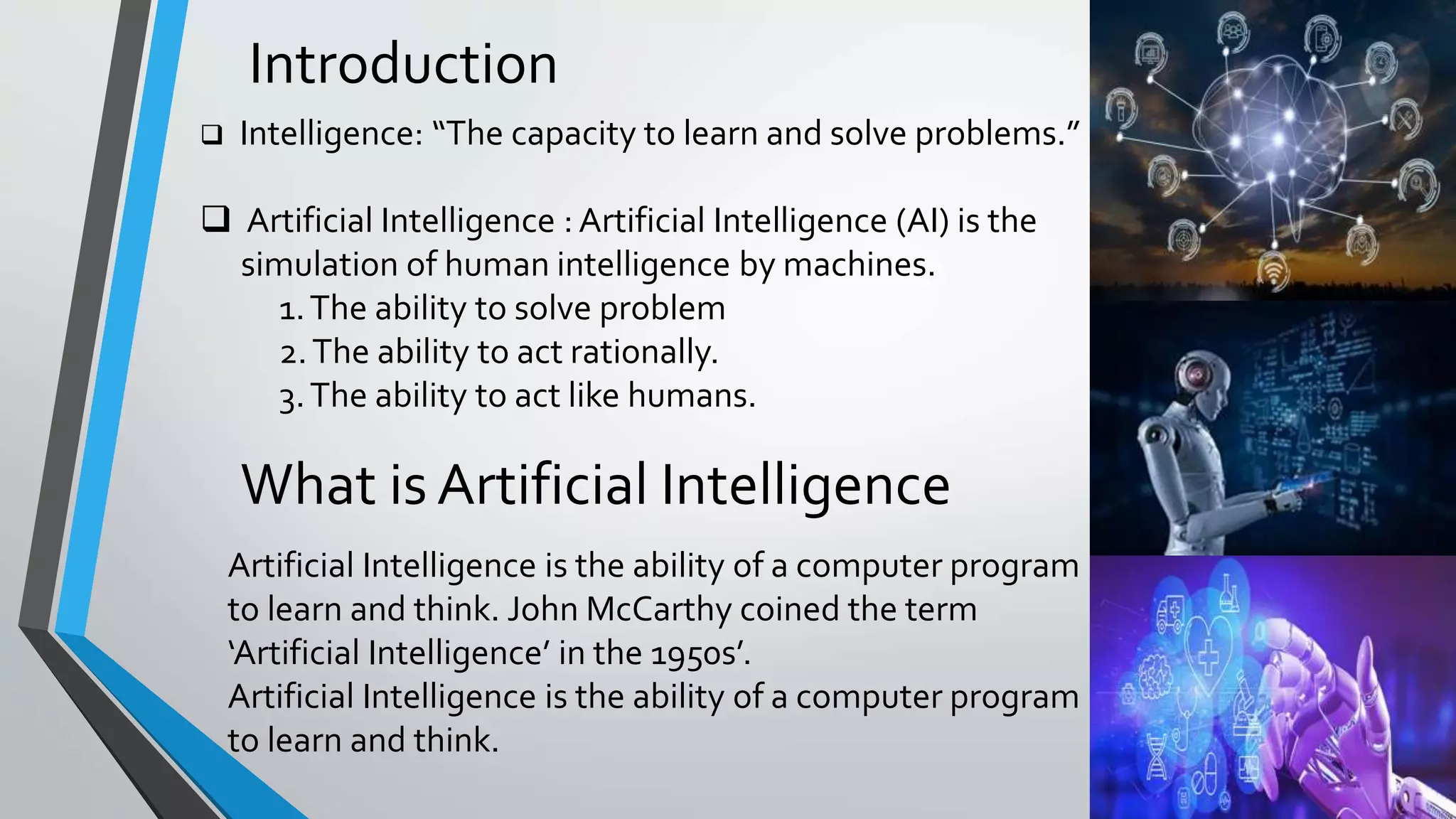 Can artificial intelligence replace human intelligence | PPTX