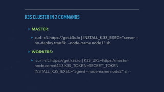 Canary deployment with Traefik and K3S | PPT