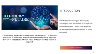 Canary tokens | PPTX