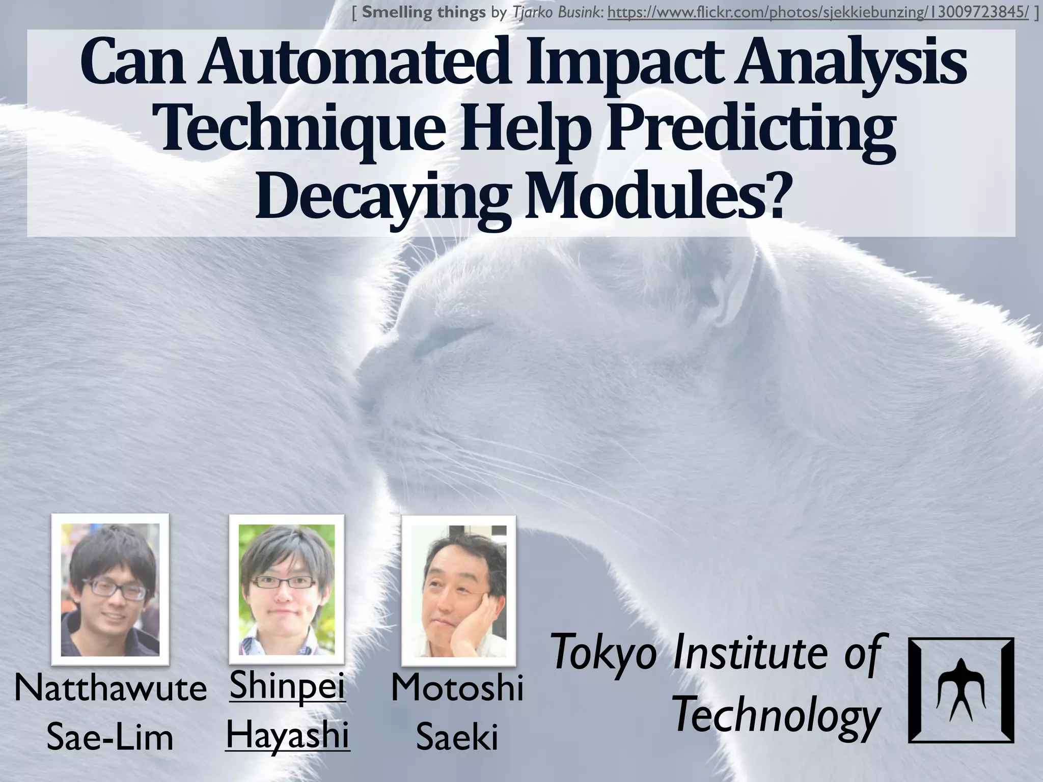 Can Automated Impact Analysis Technique Help Predicting Decaying Modules? | PDF | Technology ...