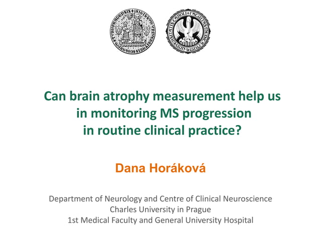 Can brain atrophy measurement help us in monitoring MS progression in ...