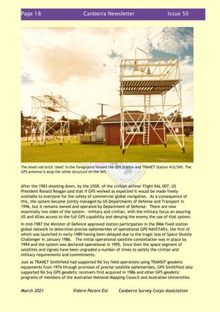 Canberra Survey Corps Assoc newsletter 50 | PDF
