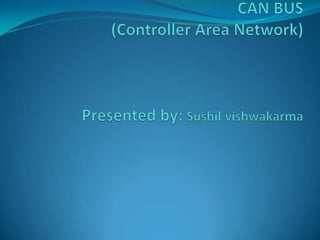 Canbus | PPTX | Computer Networking | Computing