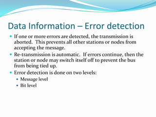 Canbus | PPTX | Computer Networking | Computing