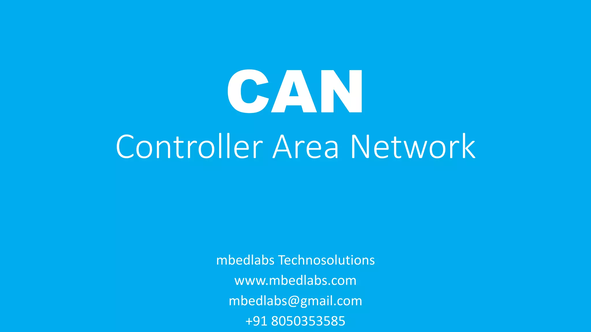 CAN Bus | PDF | Computer Networking | Computing