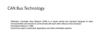 CANBUS introduction lecture for automotive | PPTX | Computer Networking | Computing