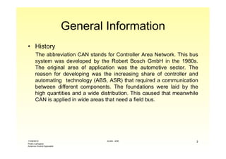 Can Bus communication Protocol | PDF