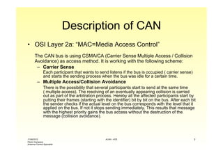 Can Bus communication Protocol | PDF