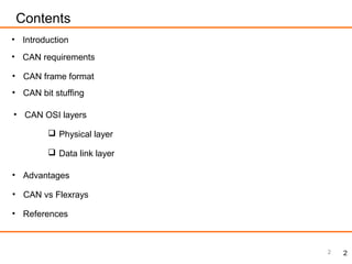 Controller area network (CAN bus) ppt | PPT