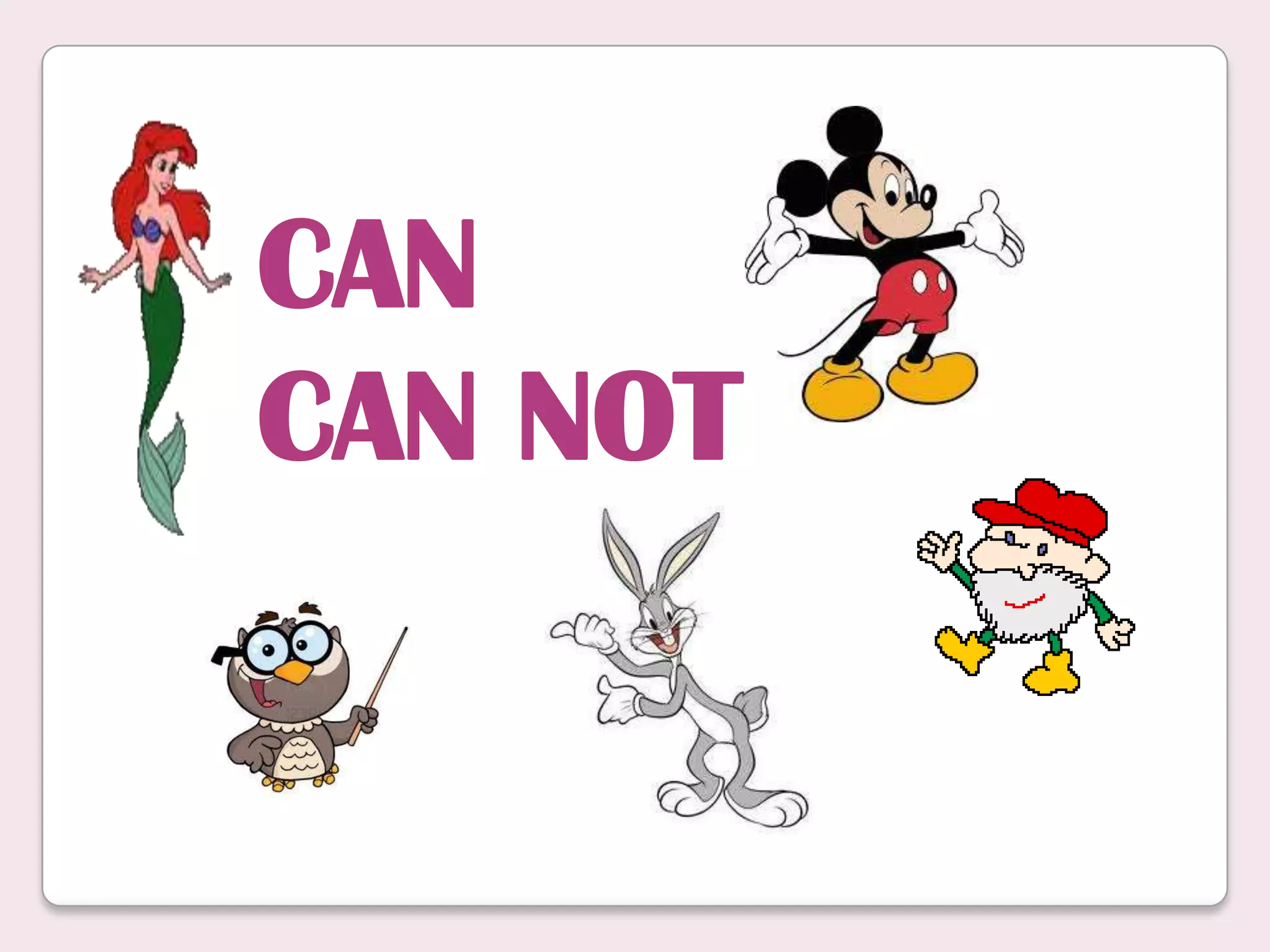 Can can't / Abilities | PPTX