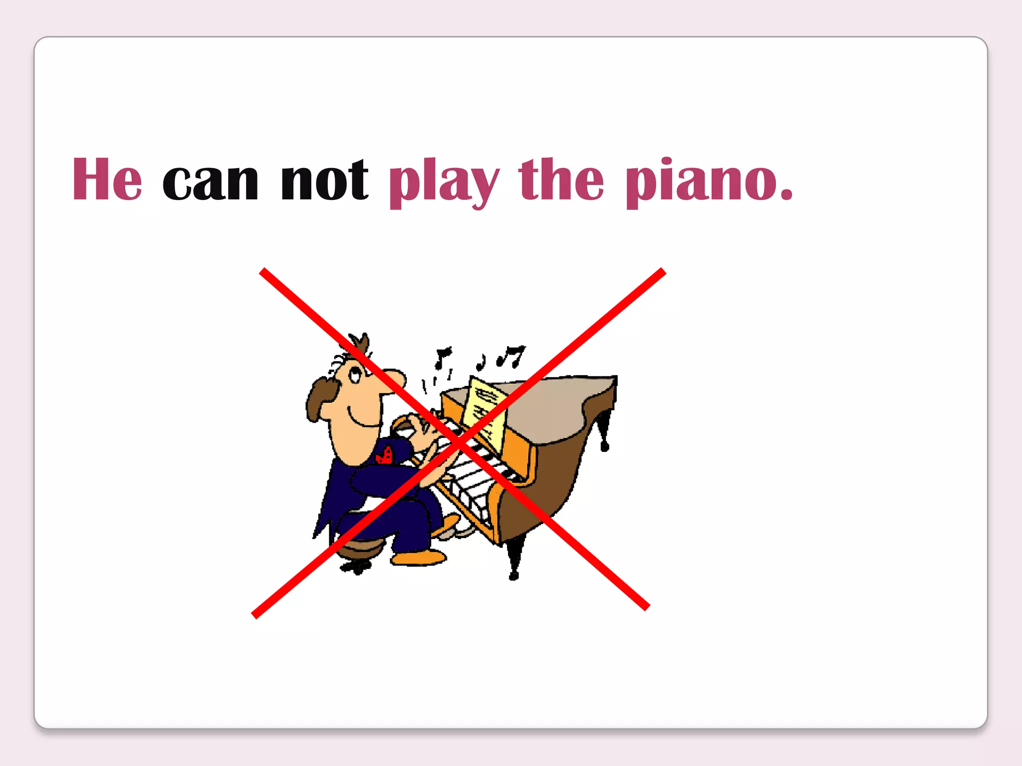 Can can't / Abilities | PPTX