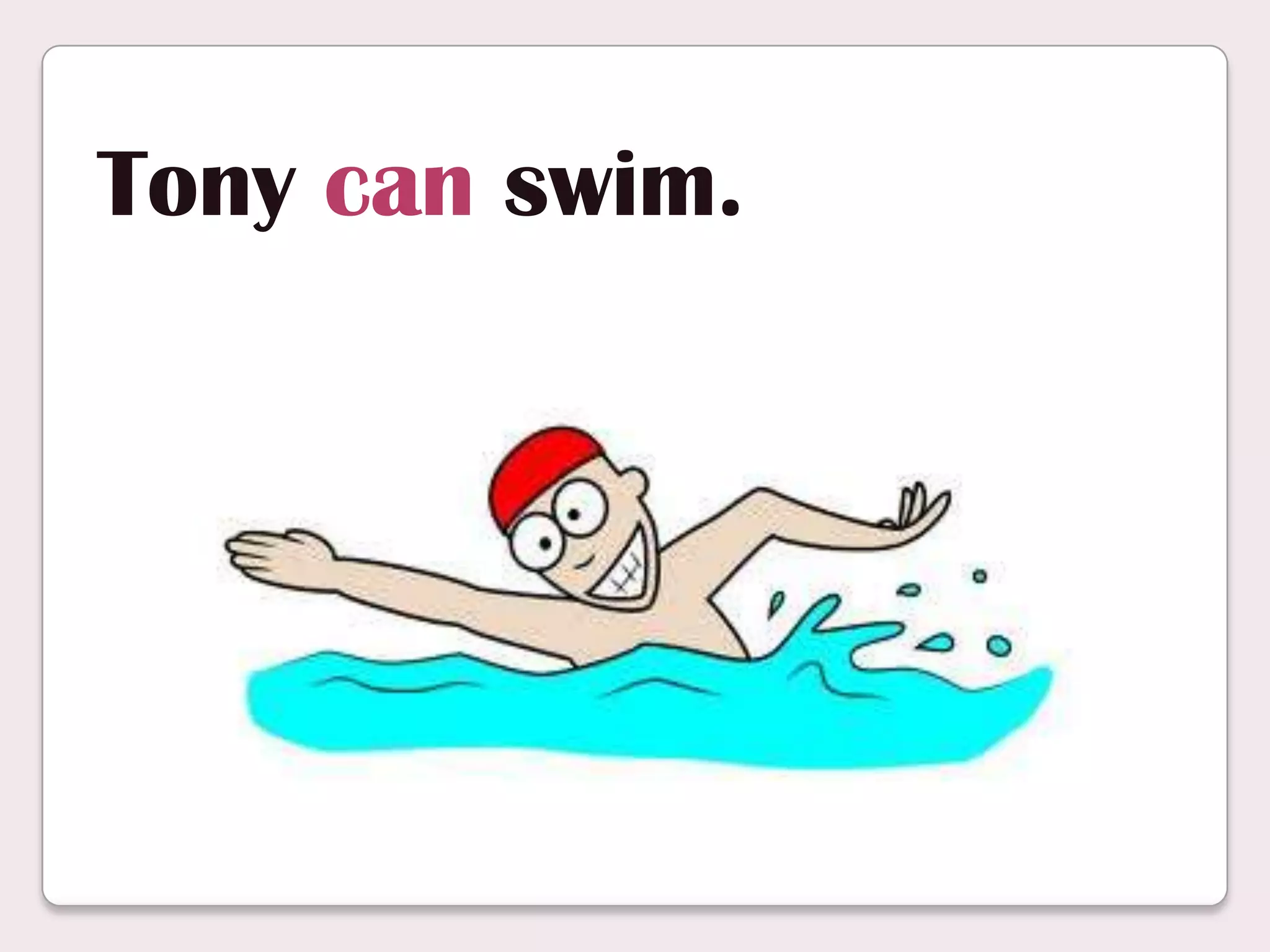 Can can't / Abilities | PPTX