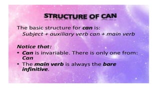 CAN CAN´T 3 FORMS.pptx