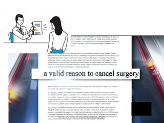 Cancellation of surgical case | PPT