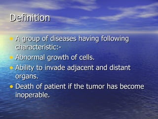 Cancer | PPT