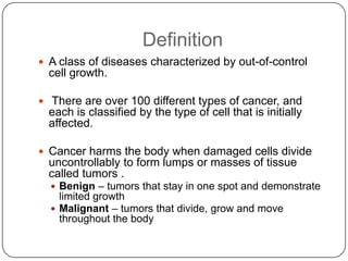 Cancer | PPTX
