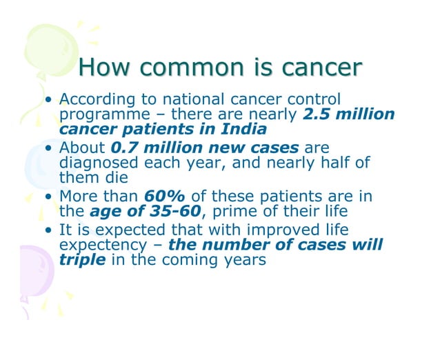 Cancer and its types - an introduction to cancer | PDF | Smoking ...