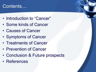 Cancer | PPTX