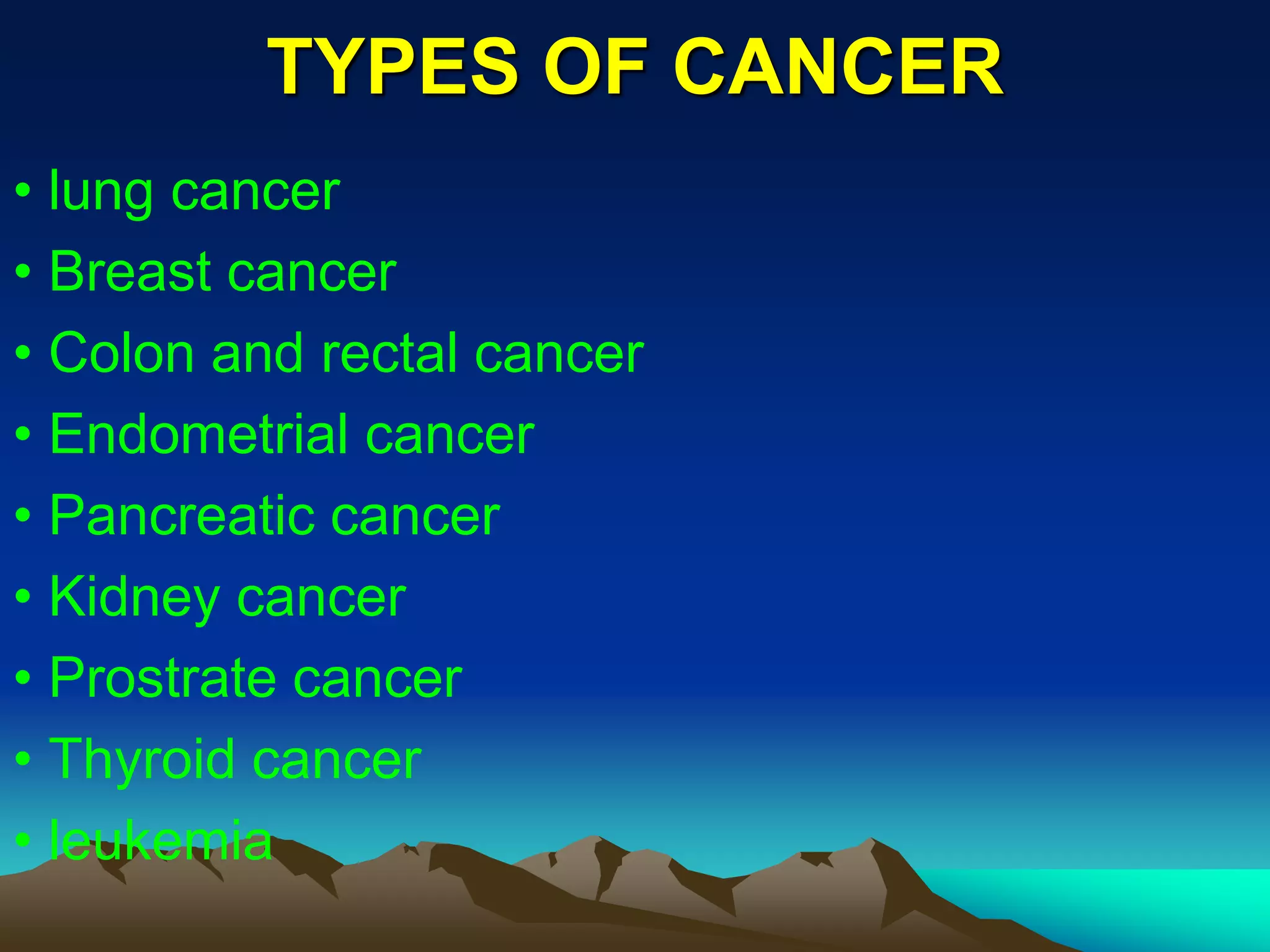 Cancer | PPTX