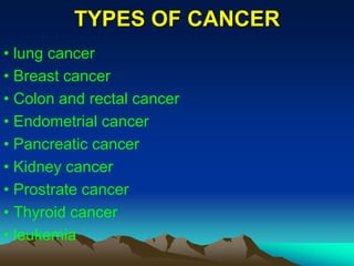 Cancer | PPTX | Cancer | Diseases and Conditions